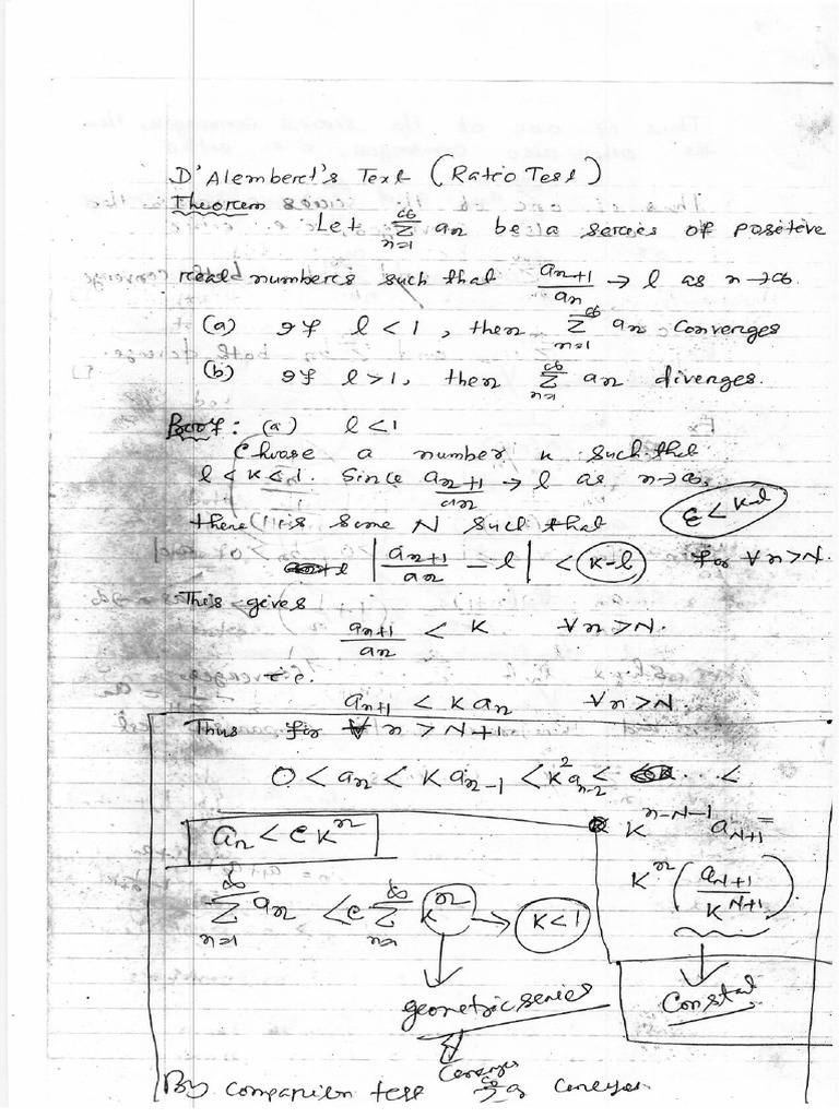 Notes Set 08 - Ration Test | PDF