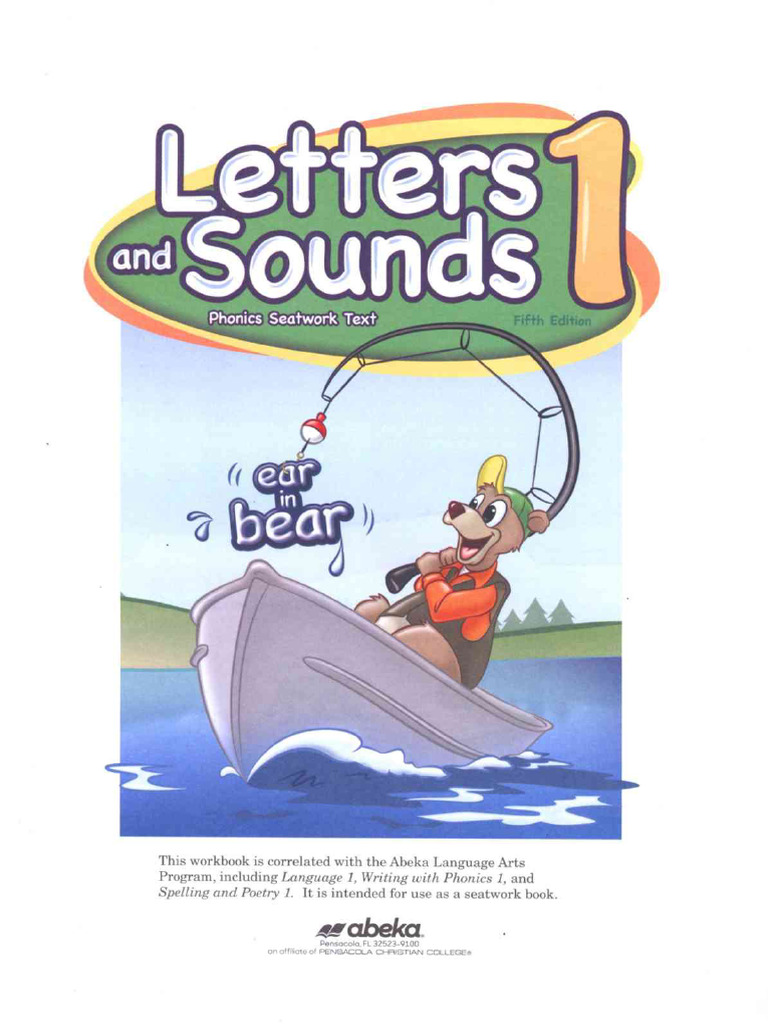 Letters and Sounds 1 Phonics Seatwork Text - Abeka Grade 1, 5th Edition ...