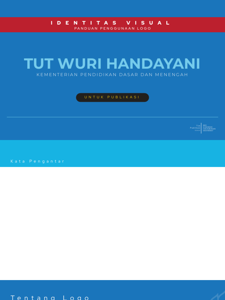 Panduan Logo Kemendikdasmen - Tut Wuri Handayani | PDF