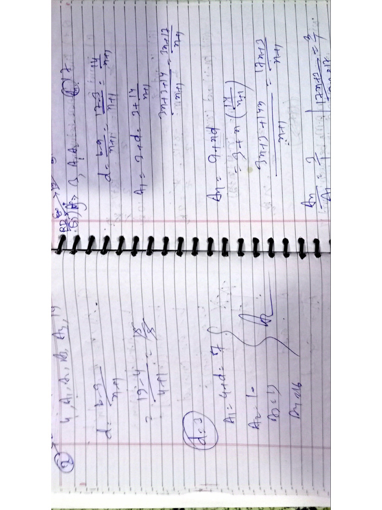 Sequence and Series Short Note | PDF