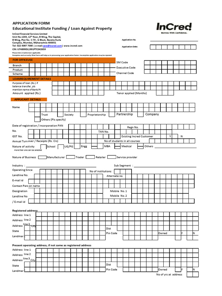 Updated Application Form | PDF | Insurance | Bankruptcy
