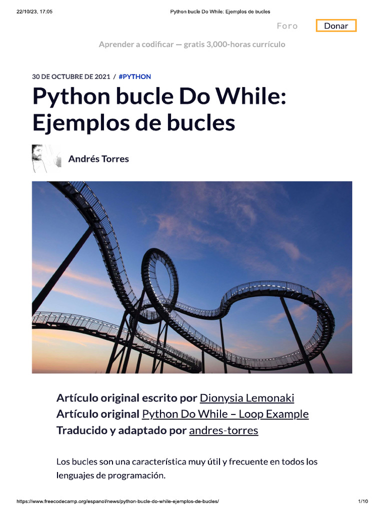 Bucles Python | PDF