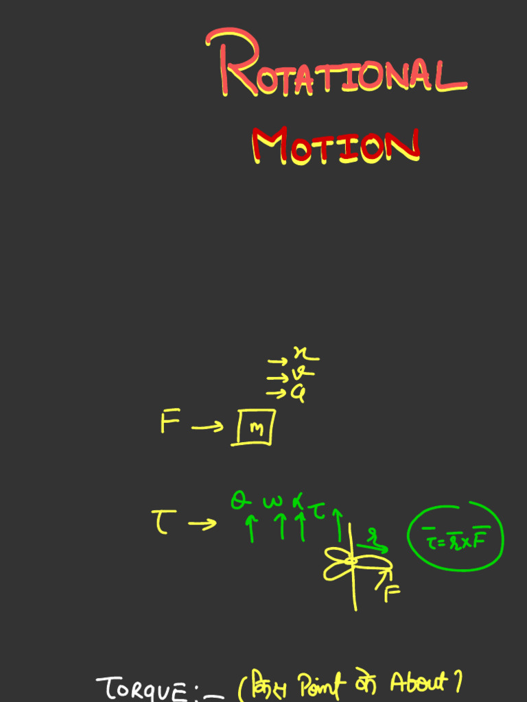 Rotational Motion Part 1 | PDF