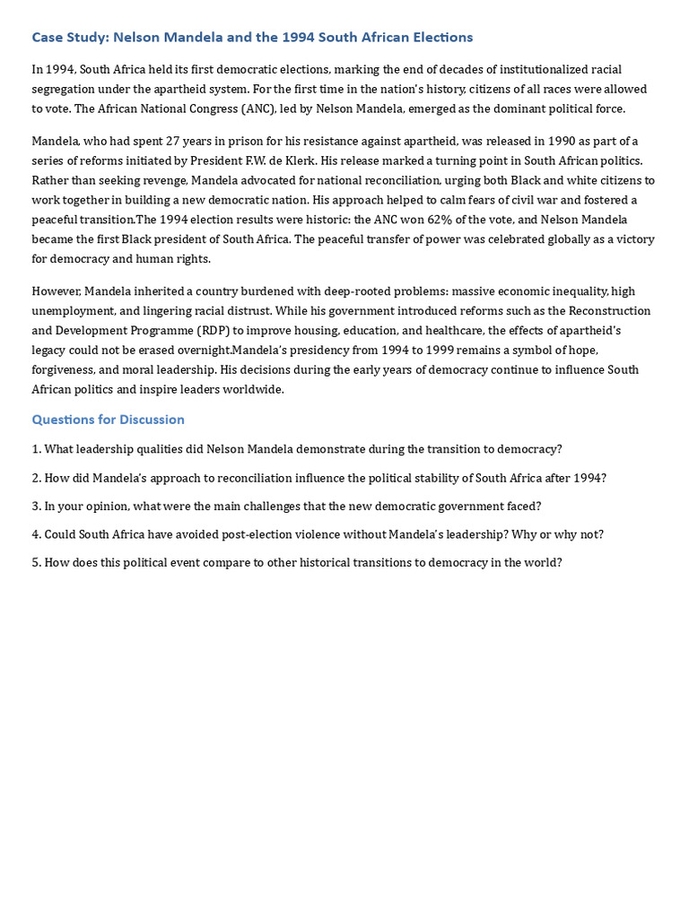Nelson Mandela Case Study - Docx 20250812 115731 0000 | PDF