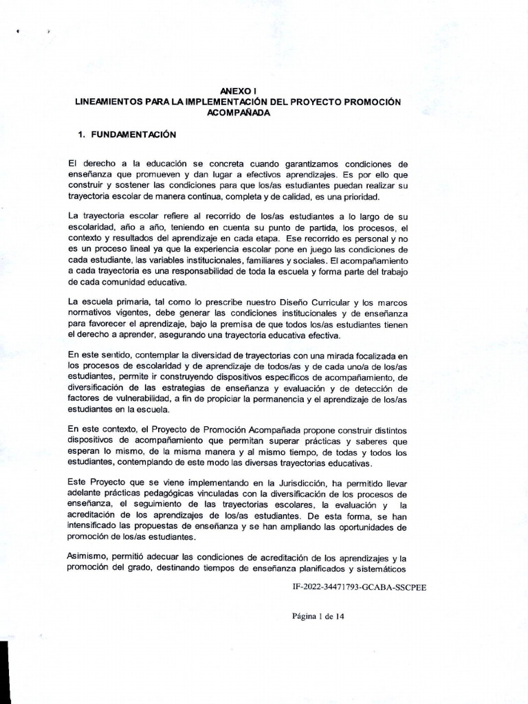 Acompañamiento para la Promoción Escolar | PDF | Enseñando | Evaluación