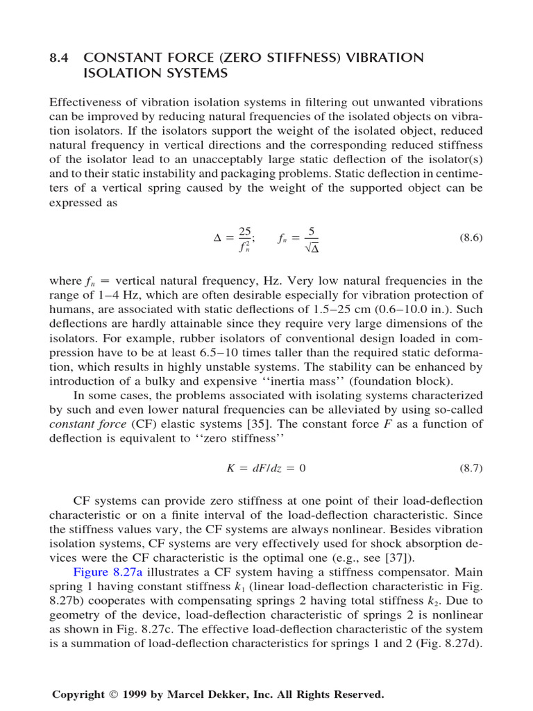 Stiffnes and Damping in Mechanical Design Part379 | PDF | Mechanical Engineering | Classical ...