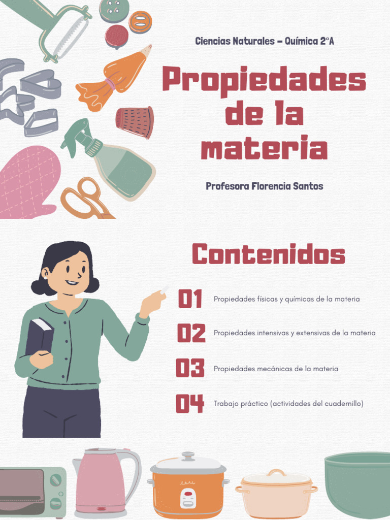 Propiedades de La Materia - Ciencias Naturales - Química 2°A - SANTOS ...