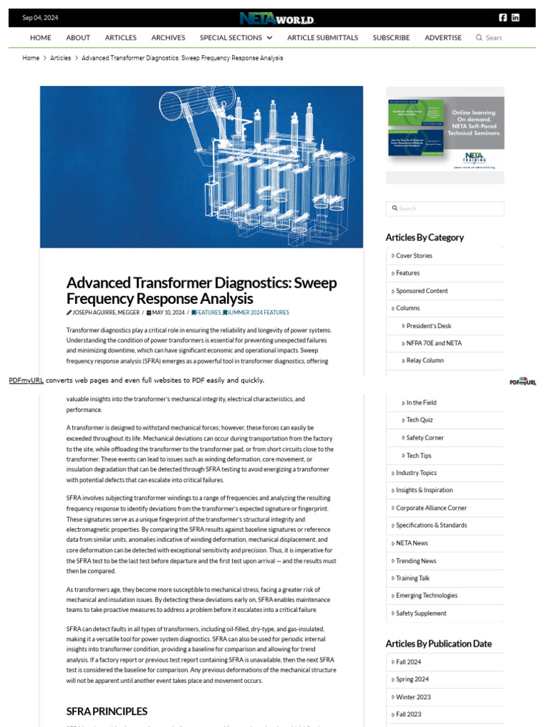 Advanced Transformer SFRA Insights | PDF | Transformer | Reliability ...