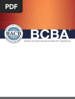 BCBA 6th Edition Test Content Outline 240903 A | PDF | Reinforcement ...