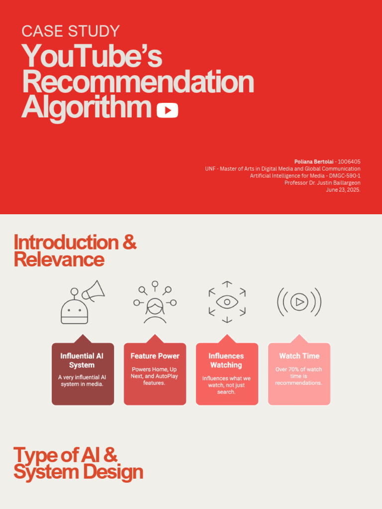 Case Study - Youtube | PDF