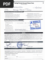 Axis Bank Account Closure Form | PDF | Banking Technology | Banking