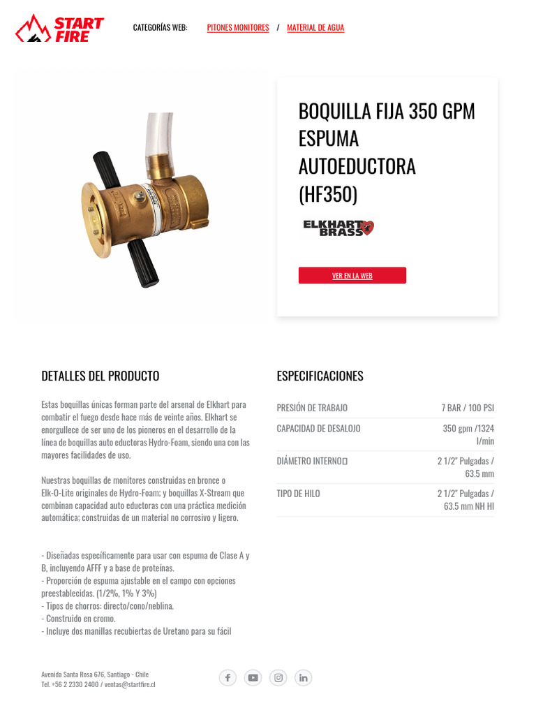 Boquilla HF-350 Autoeductora | PDF