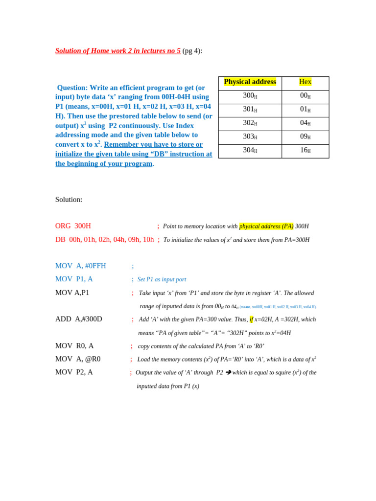 5 8051 Chapter 5 Sol Pg4 | PDF