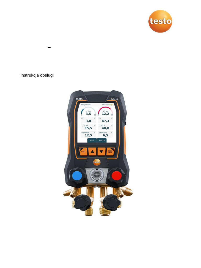 Testo 558s 0970 5585 PL 01 | PDF