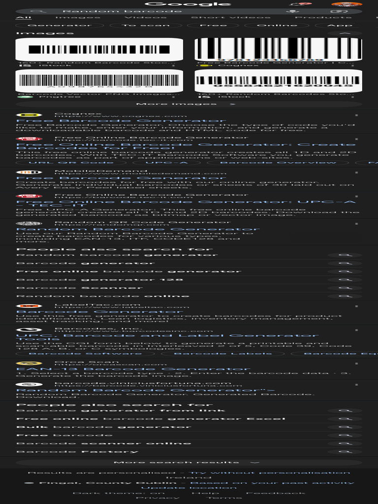 Random Barcode - Google Search | PDF | Barcode | Universal Product Code