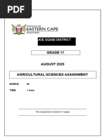 Grade 11 Agriculture | PDF | Agriculture | Crop Rotation