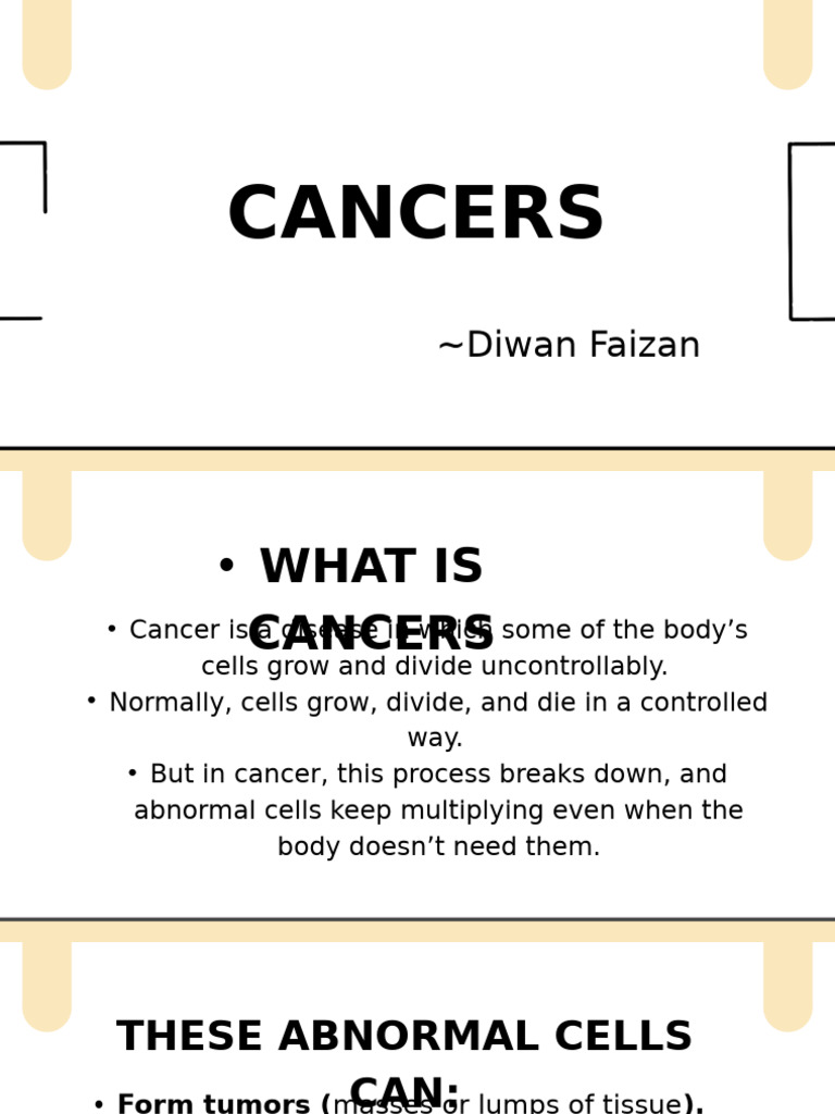 Understanding Cancer Types and Causes | PDF | Leukemia | Cancer