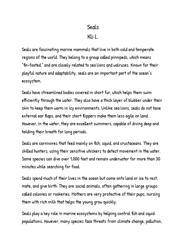 Seals | PDF