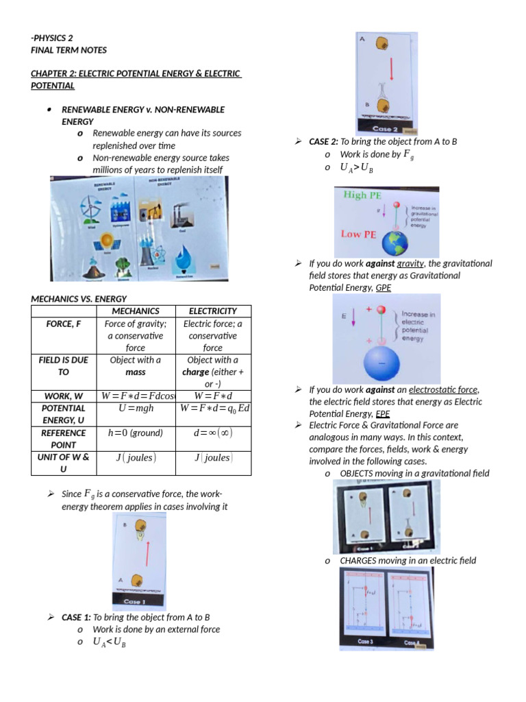 Physics 2 Final Terms | PDF | Capacitor | Electrical Network