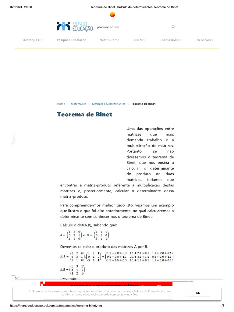 Método de Binet | PDF