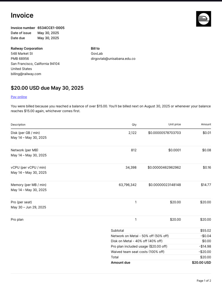Invoice 6534CCE1 0005 | PDF | Computer Hardware | Computer Data Storage