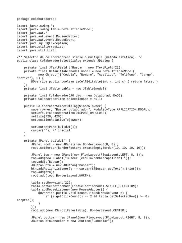 Client e Form Dialog | PDF | Computer Programming | Sql