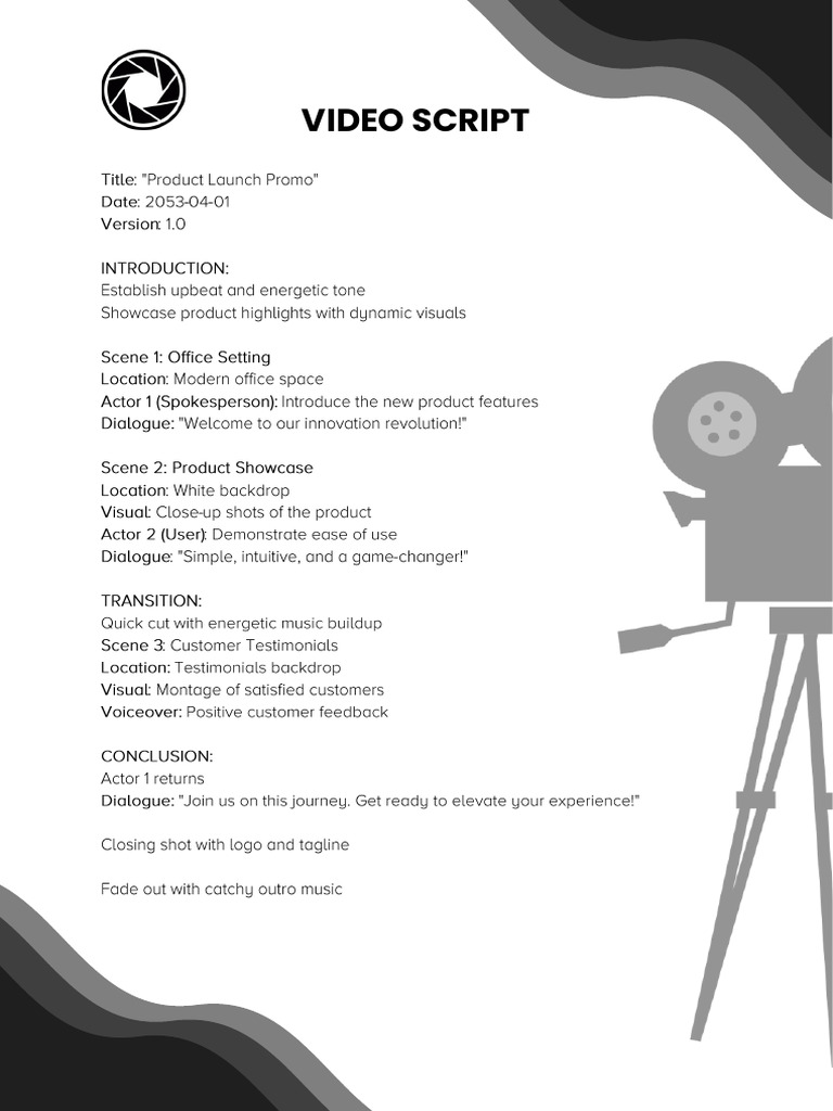 Video Script2 | PDF