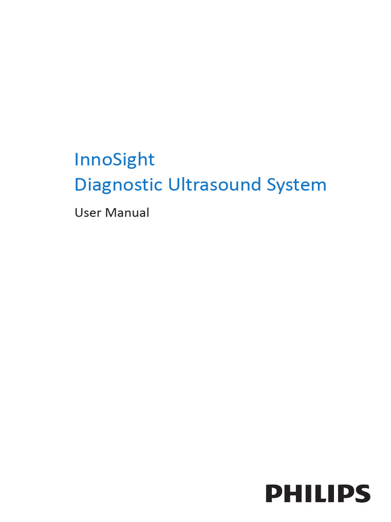 Innosight Diagnostic Ultrasound System: User Manual | PDF | Medical ...