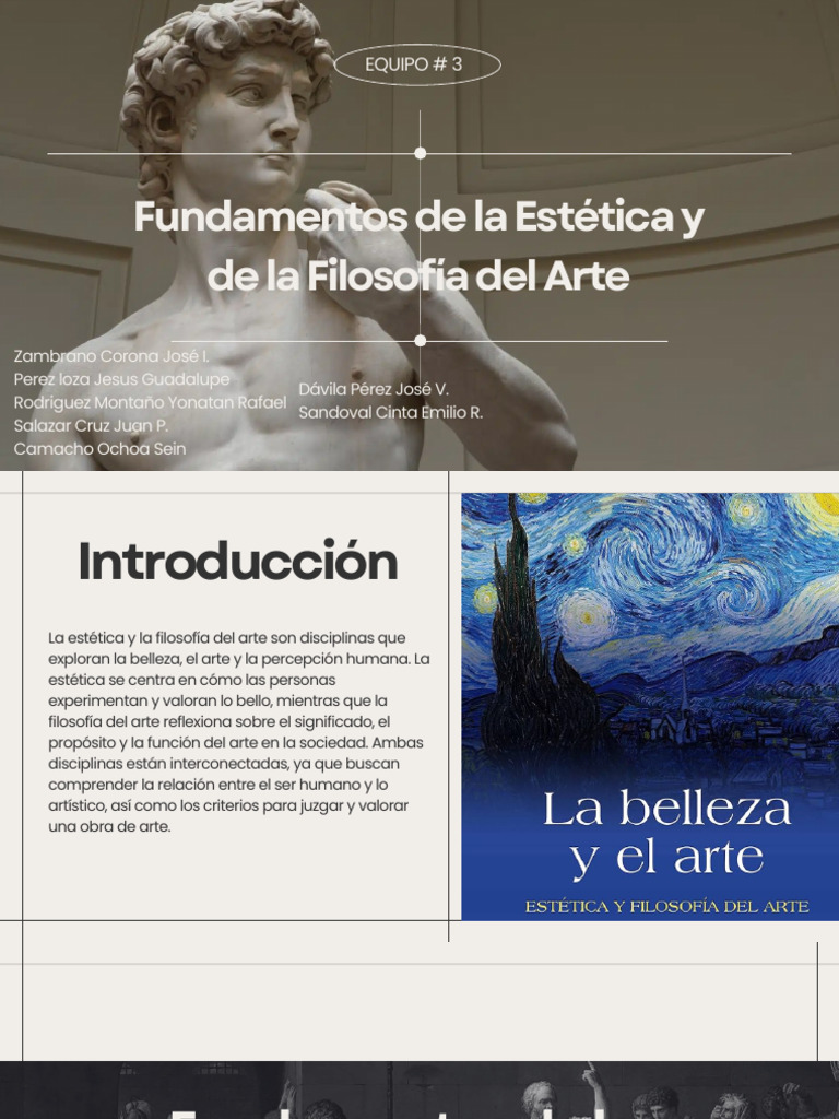 Estética y Filosofía del Arte: Fundamentos | PDF | Estética | Belleza