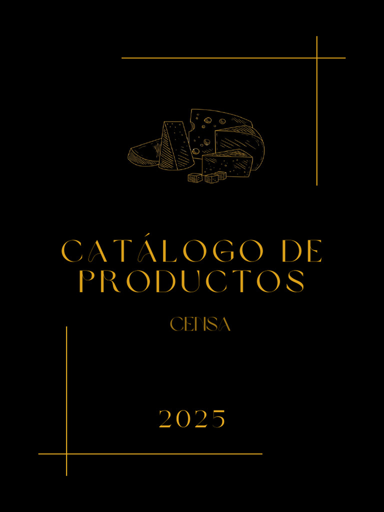 Catálogo de Productos Censa 2025 | PDF | Queso | Condimentos