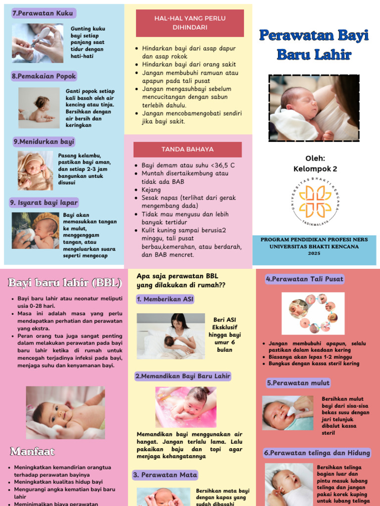 Leaflet Perawatan Bayi Baru Lahir | PDF