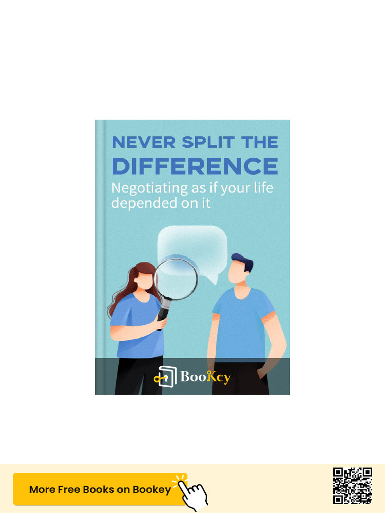 Never Split The Difference PDF | PDF | Negotiation | Empathy