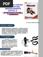Ley #974 de La Ley de Unidades de Trasparencia y Lucha Contra La ...