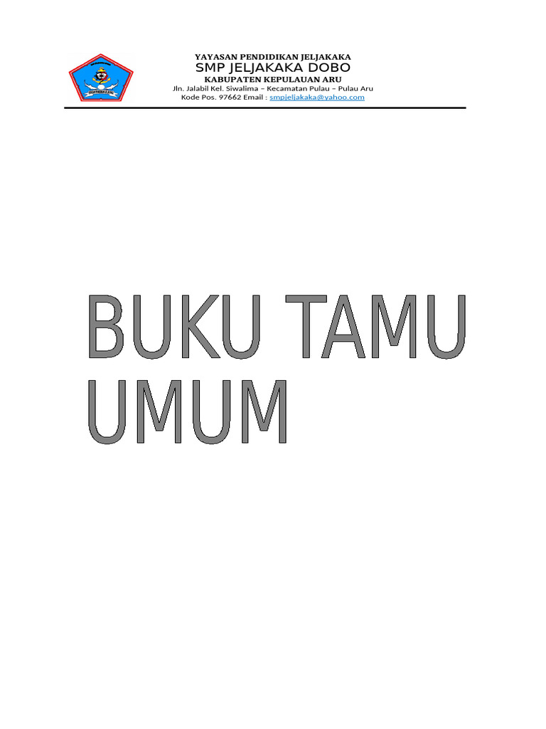 Buku Tamu | PDF
