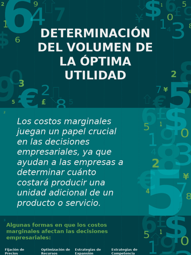 Costos Marginales y Decisiones Empresariales | PDF | Costo marginal ...