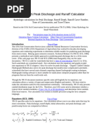 Hydrology Curve Numbers Guide | PDF | Surface Runoff | Environmental ...