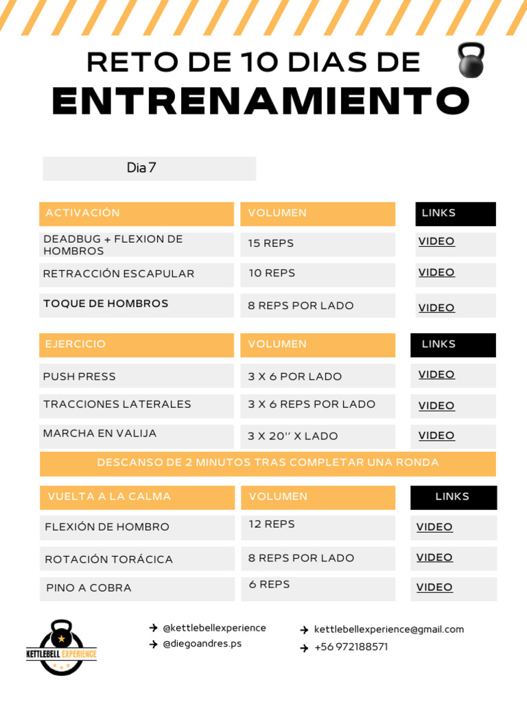 Reto de 10 Dias KTBX - Dia 6,7,8 | PDF
