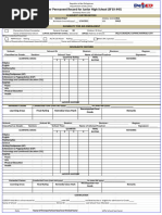 School Form 10 SF10 Learner's Permanent Academic Record For Junior High ...