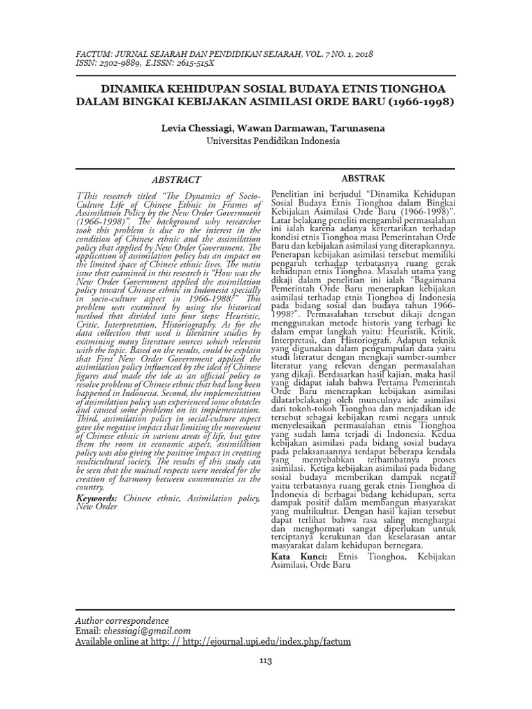 Jurnal Tionghoa Upi | PDF | Ilmu Sosial | Agama & Spiritualitas