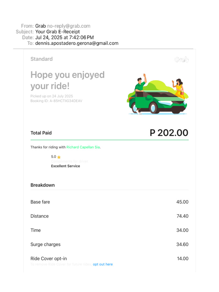 Grab Receipt 202 | PDF