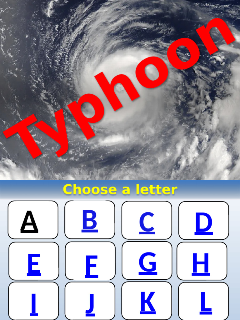 Typhoon - Game Letters | PDF