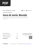 This Better Save My Exams (Ionic Bonding Questions) | PDF | Ion | Salt ...