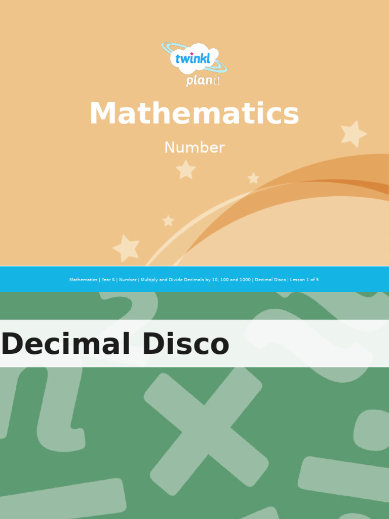 Multiply & Divide Decimals Lesson | PDF | Decimal | Arithmetic