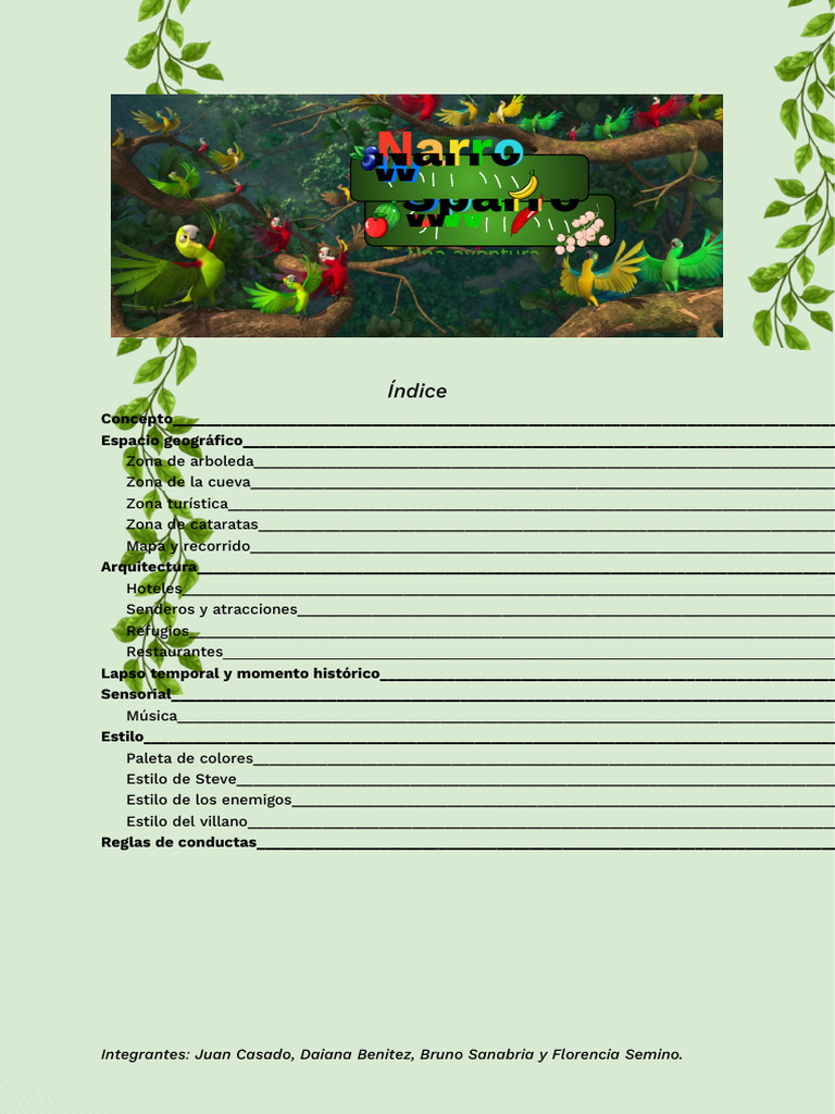 Narrow Sparrow: Aventura en Iguazú | PDF