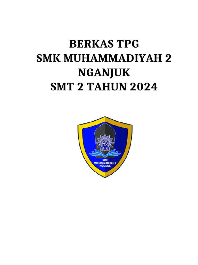 Berkas TPG 2024 Cover | PDF