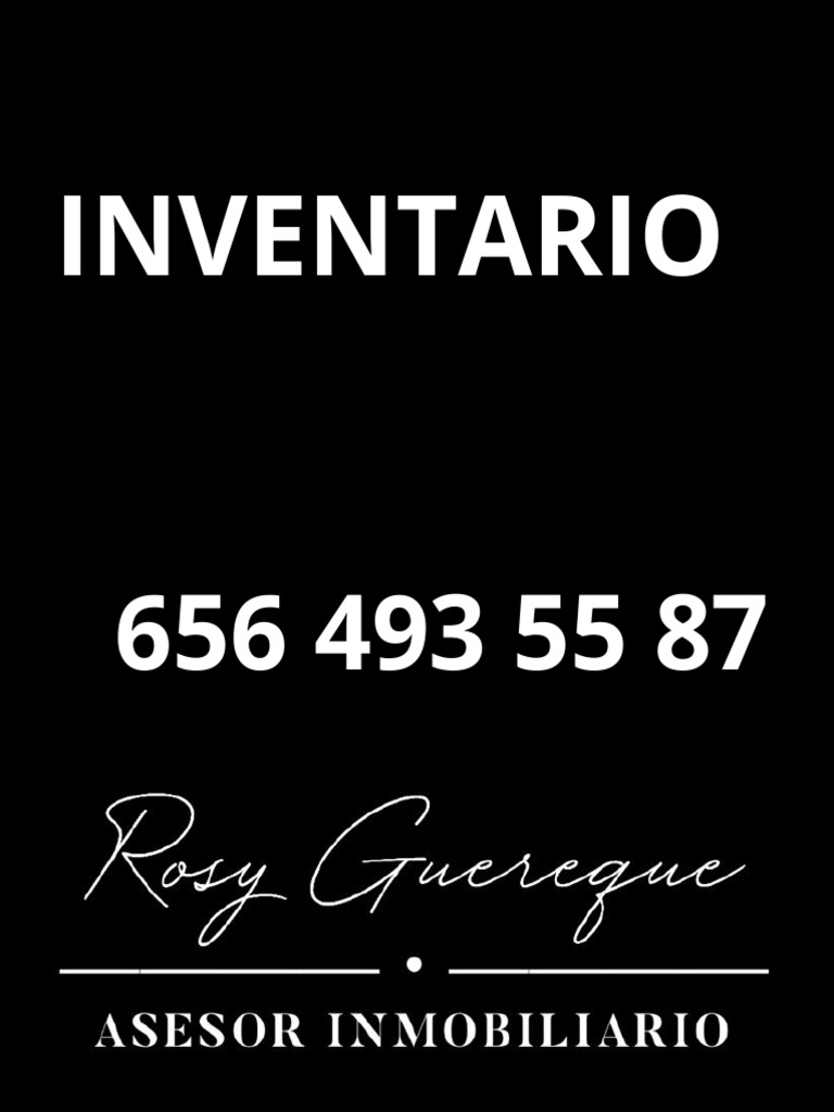 Inventario Rosy Guereque | PDF