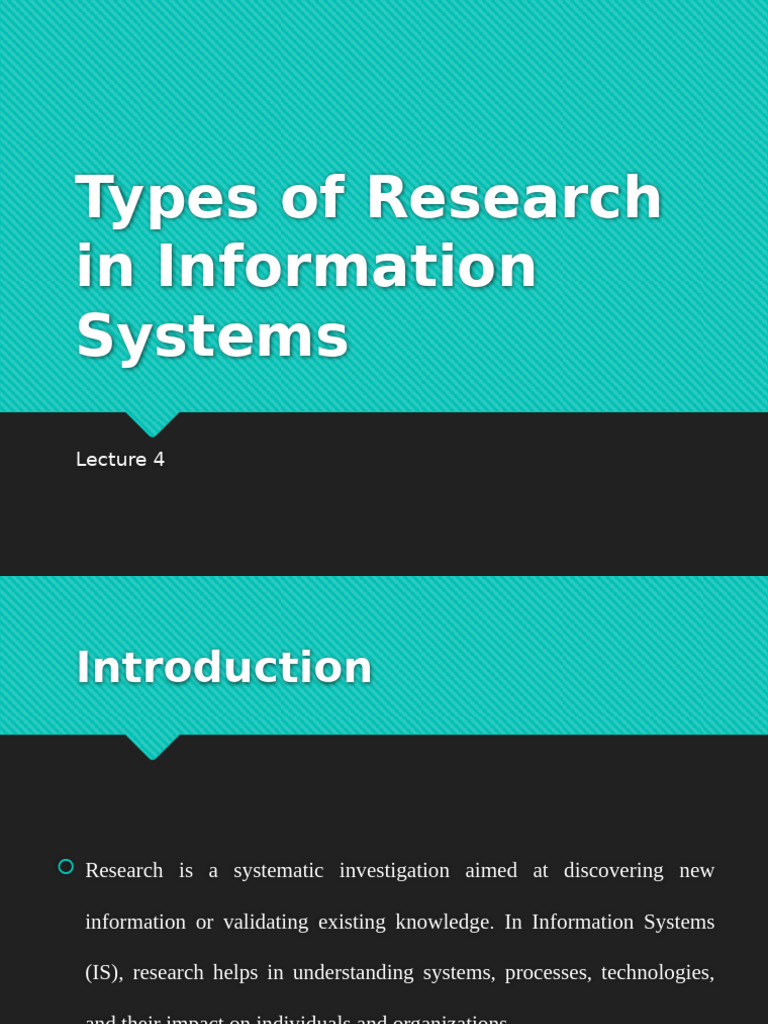 Research Methods in Information Systems | PDF | Quantitative Research ...