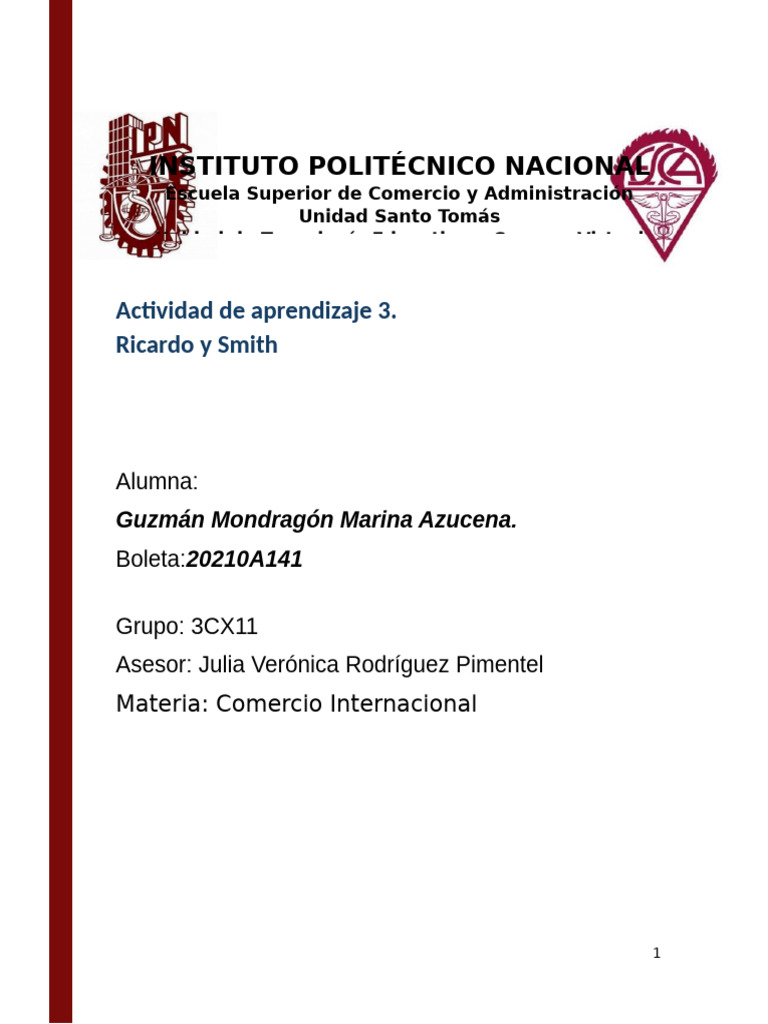 Guzman Mondragon Marina Azucena Actividad3 Sesión1 | PDF | Salario ...