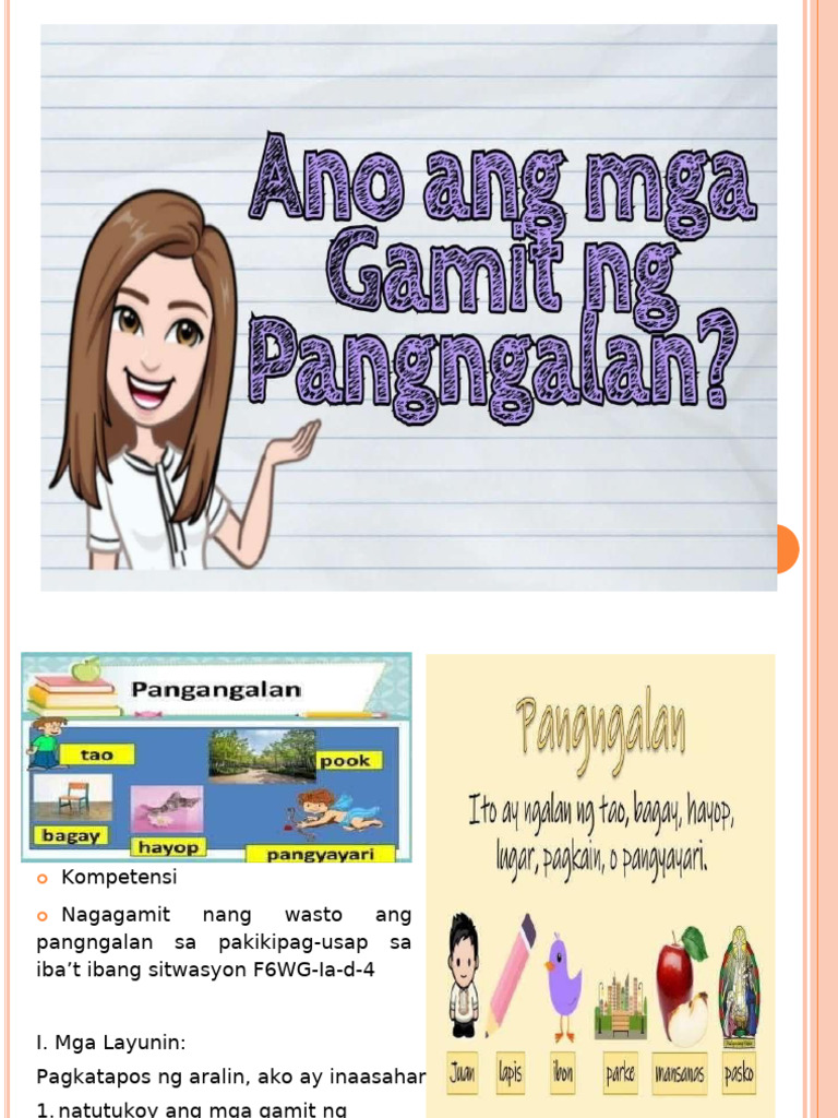 Gamit NG Pangngalan | PDF