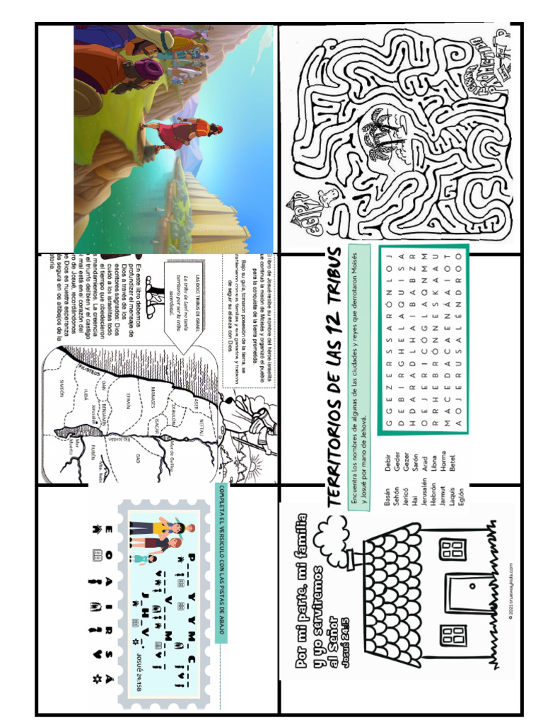 Librito de Actividades Leccion Josue | PDF